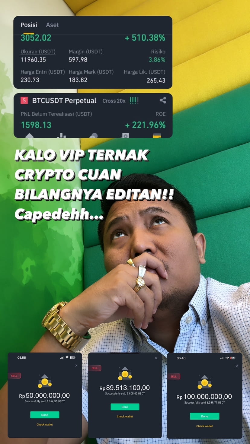 IF CUAN SAID IT WAS EDIT!! VIP AND VVIP CRYPTO LIVESTOCK!! L | Ternak Crypto on Binance Square