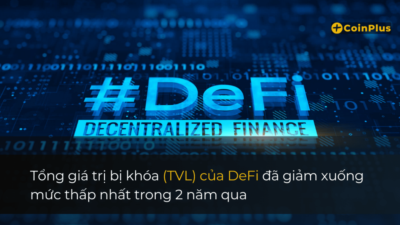 DeFi TVL drops to 2-year low | Coinplus-news on Binance Square