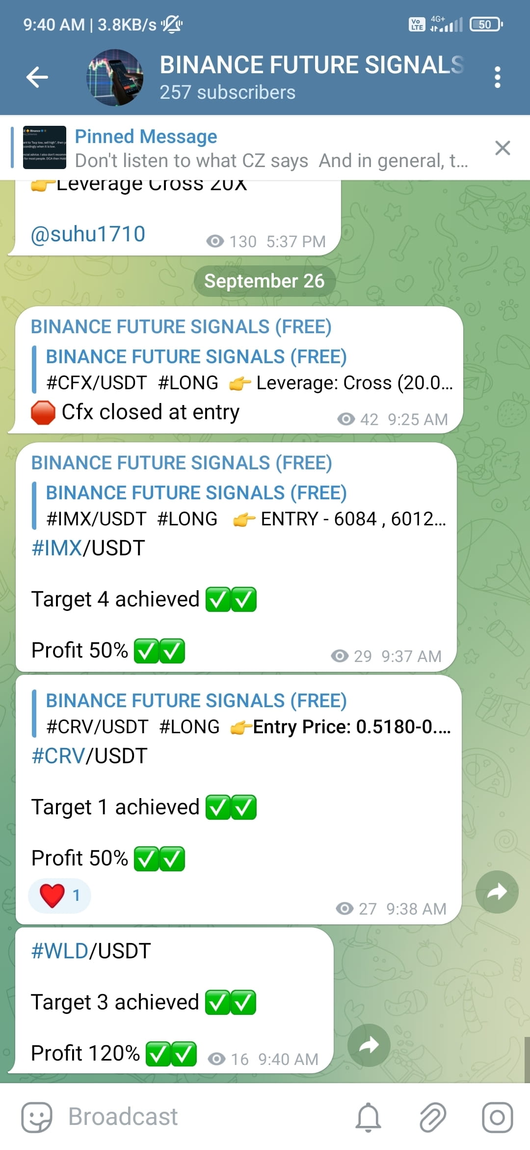 #IMX #CRV Target achieved profit 100% done by @suhu | BS trading on ...