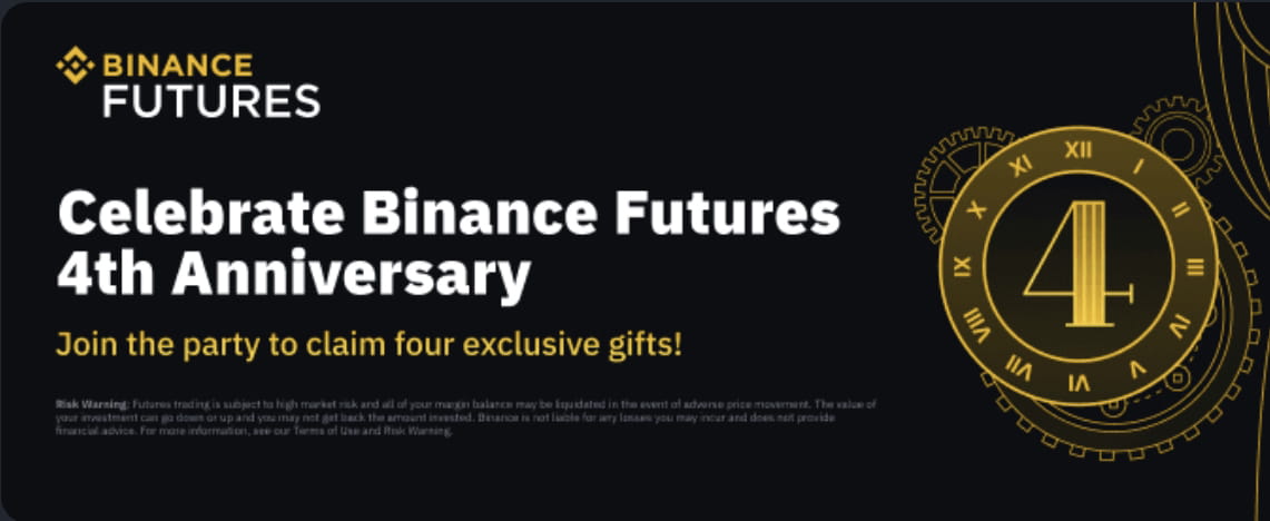 CELEBRATE BINANCE FUTURE’S 4THE ANNIVERSARY 🥳🥳🥳🥳🥳🥳🥳🥳 | Queen_cryptoNews ...