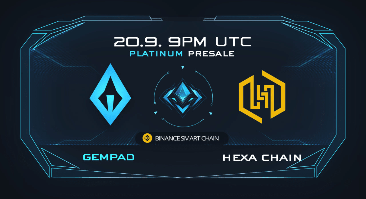 💎 HEXA CHAIN PRESALE ANNOUNCEMENT 💎 🔵 PLATINUM TIER 🔵 | GemPad on Binance Square