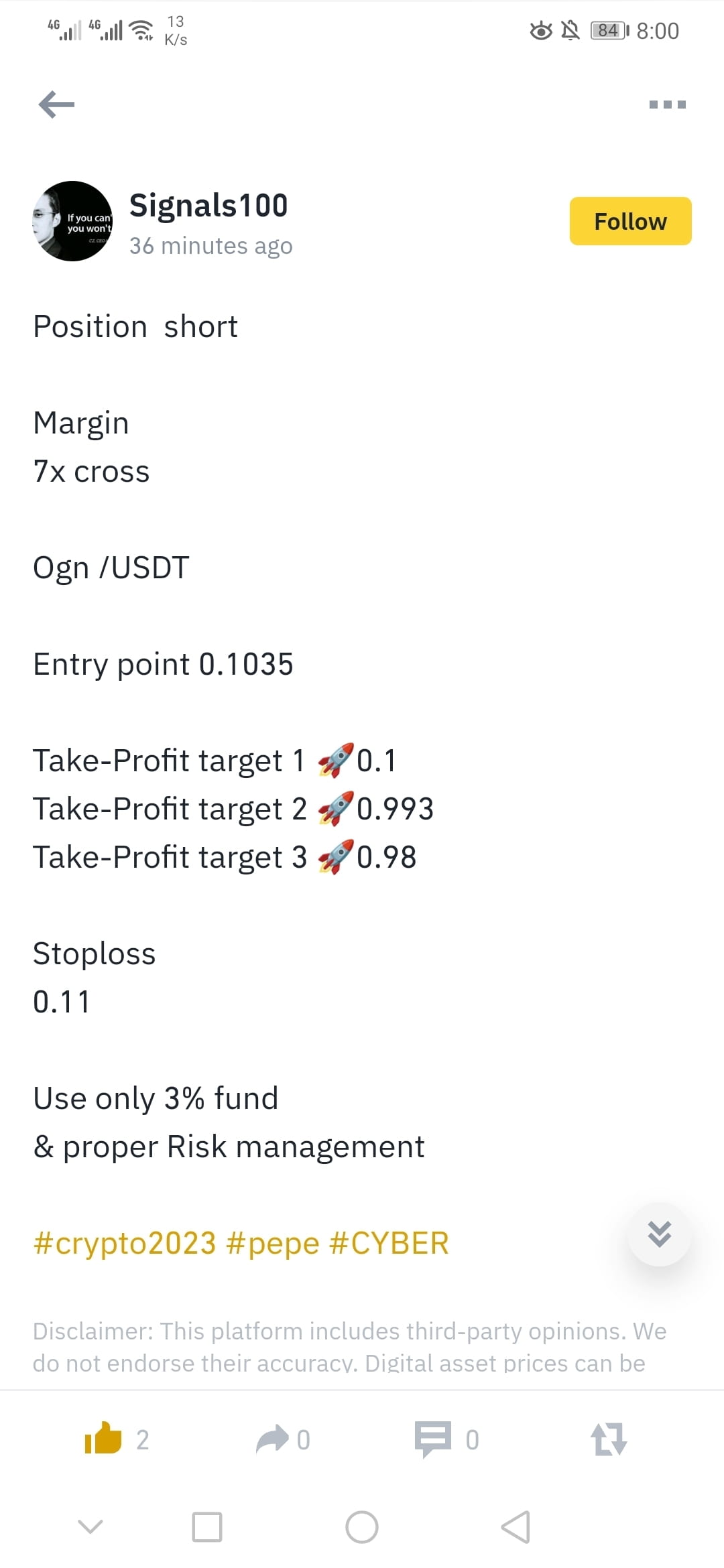 Congratulations ogn all target hits in just 34 minutes Foll ...