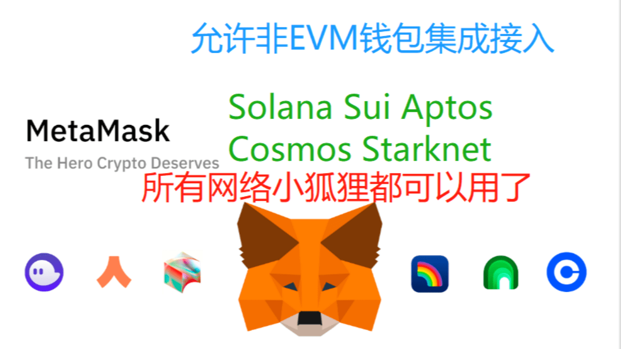 MetaMask major upgrade SUI SOL and other online fox wallets are unified? | Web3撸毛家 on Binance Square