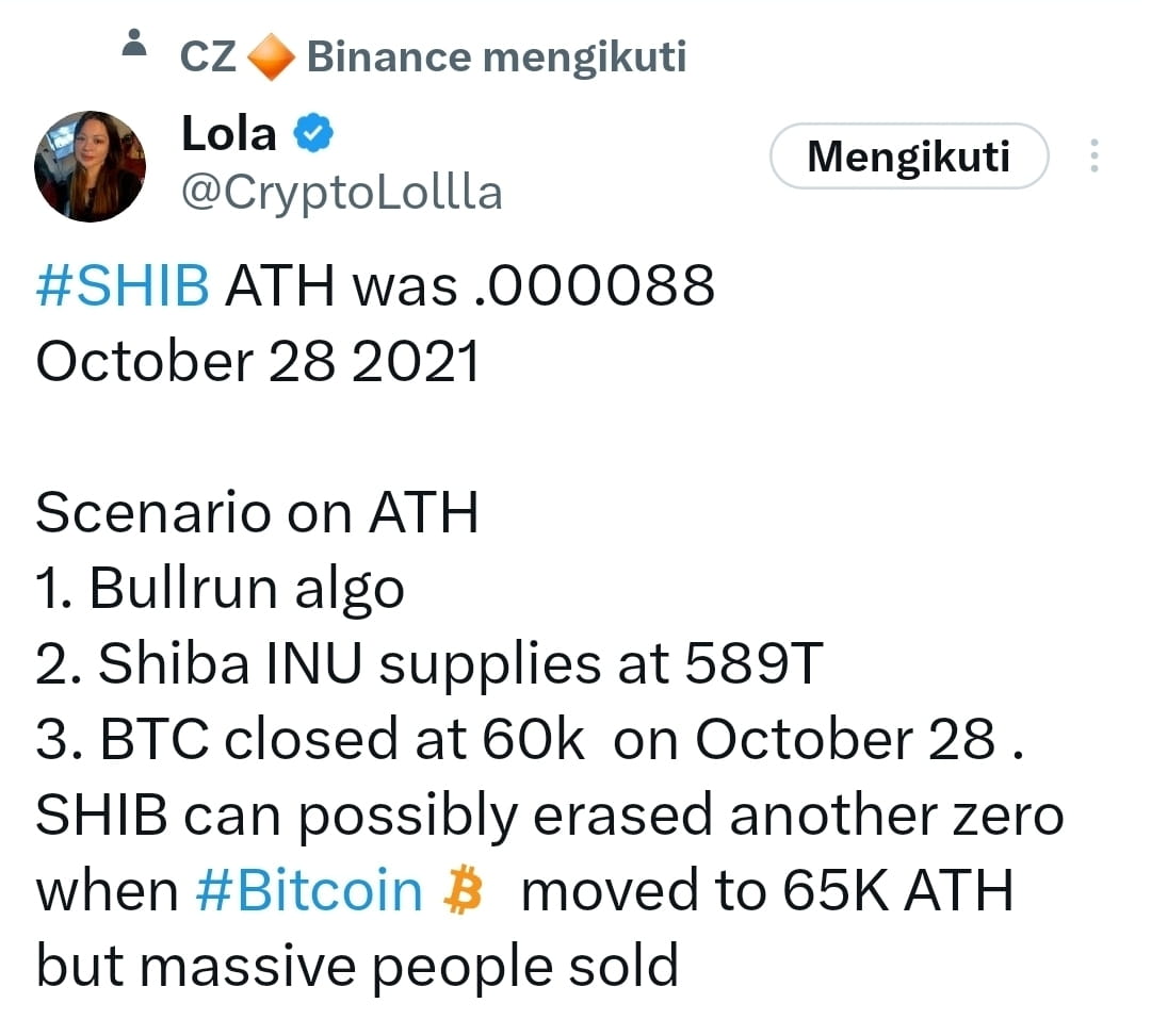 Mimin and Lola's opinions are almost the same, just be patie | Forum Crypto Indonesia on Binance ...