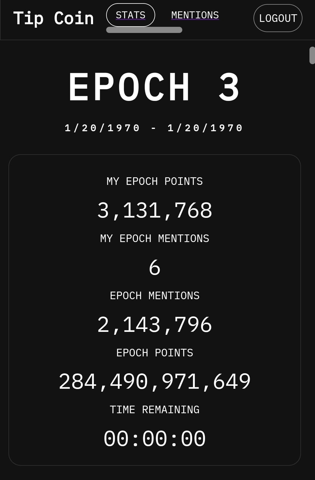 Who is farming for $Tip airdrop??? 3rd round is about to en | Taiye ...