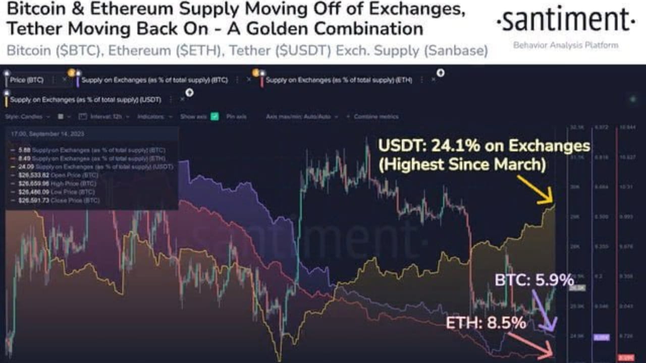Exchange Balance of USDT and Other Stablecoins Hits Highest Since March ...
