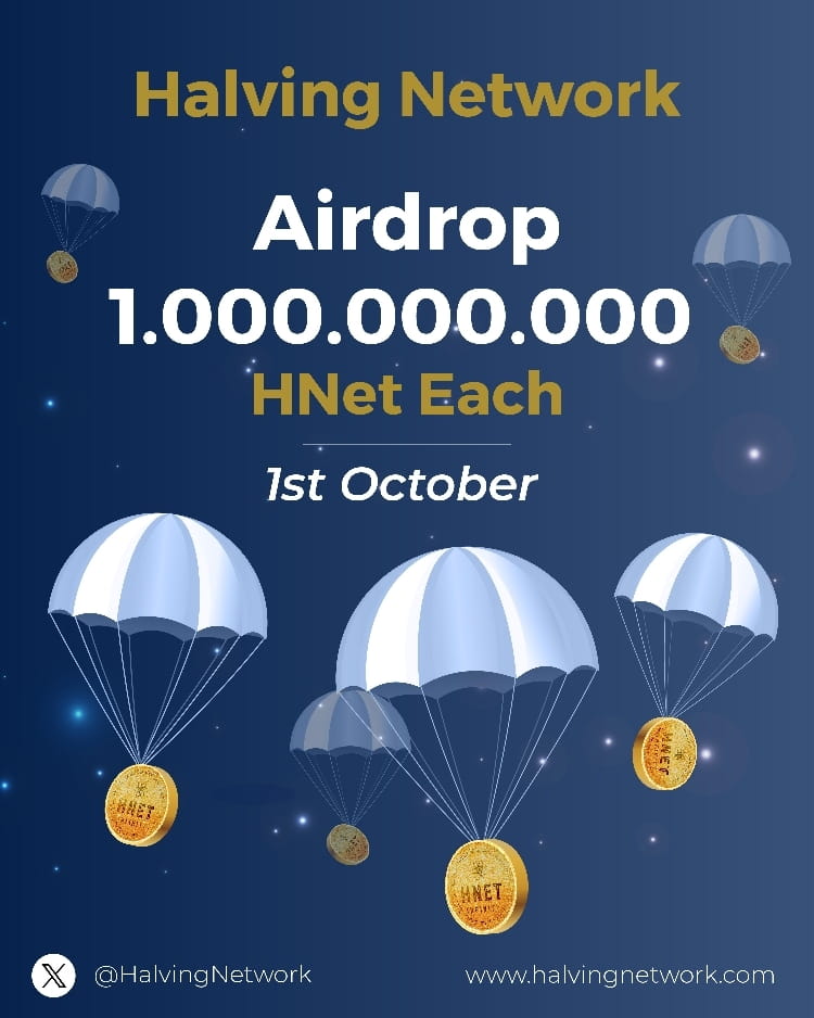 Halving Network Airdrop 1st October Community token HNet ( H | Halving2024 on Binance Square