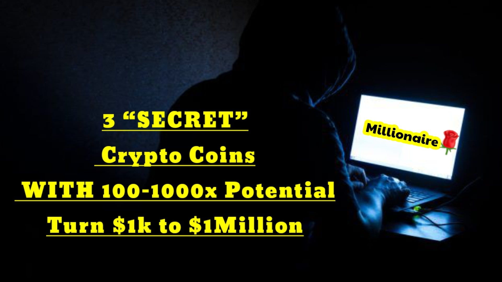 3 “SECRET” Crypto Coins WITH 100-1000x Potential Turn $1k t | Recovery ...