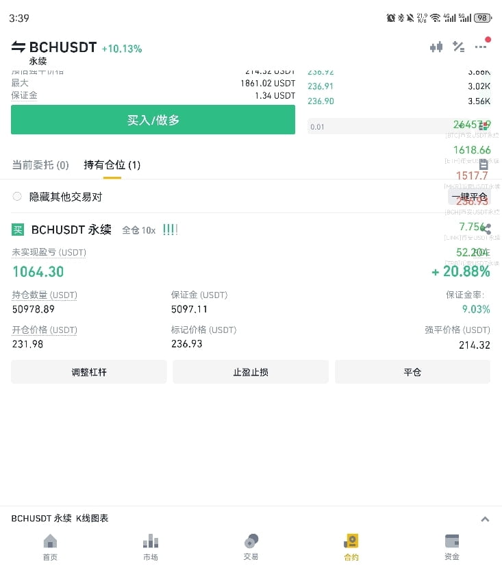 bch didn't take off when he woke up, just keep rolling, it w | 蛋总稳住啊 on Binance Square