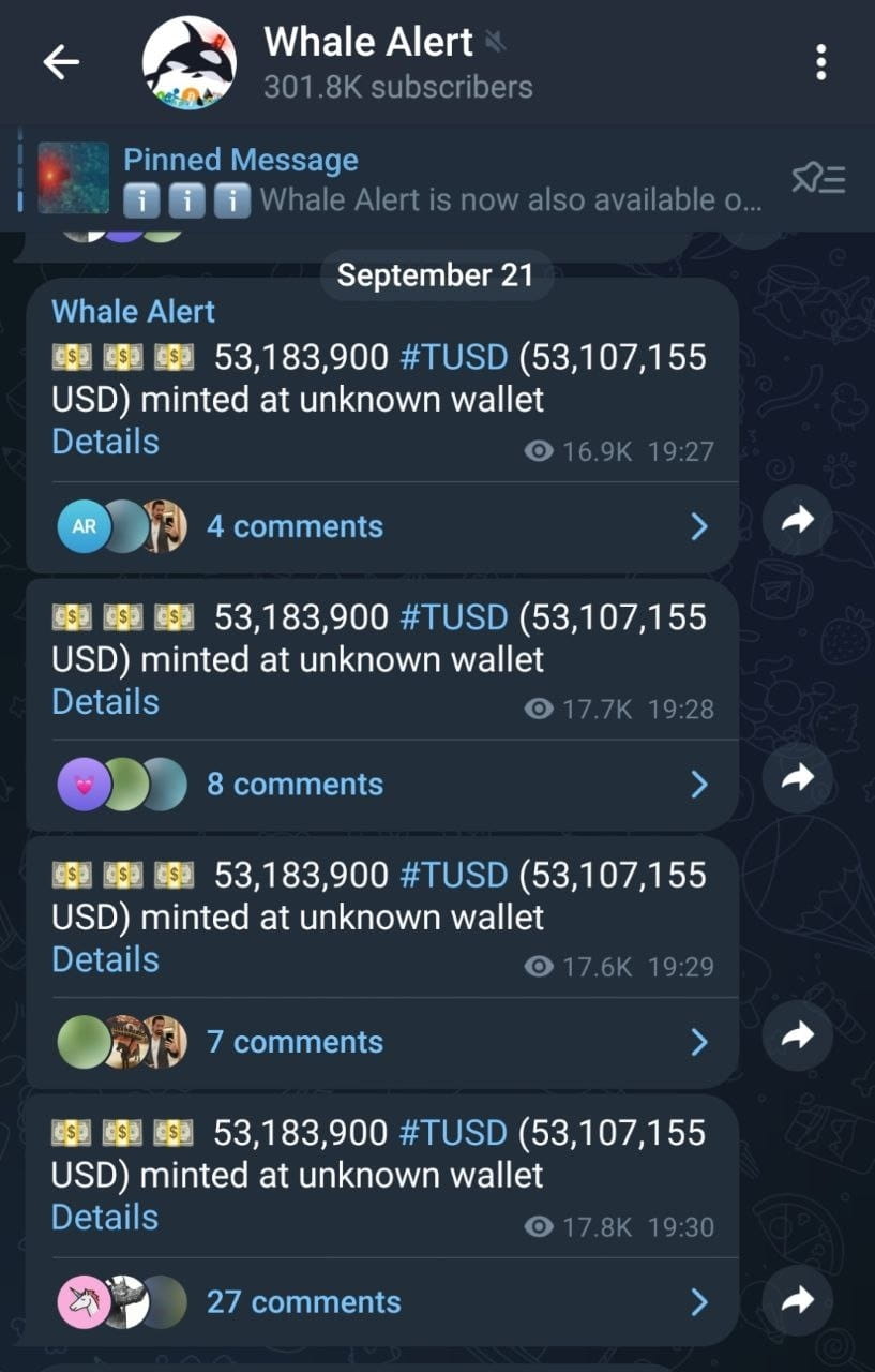 Judging from Whale Alert, Binance is still diligently print | Aris on Binance Square