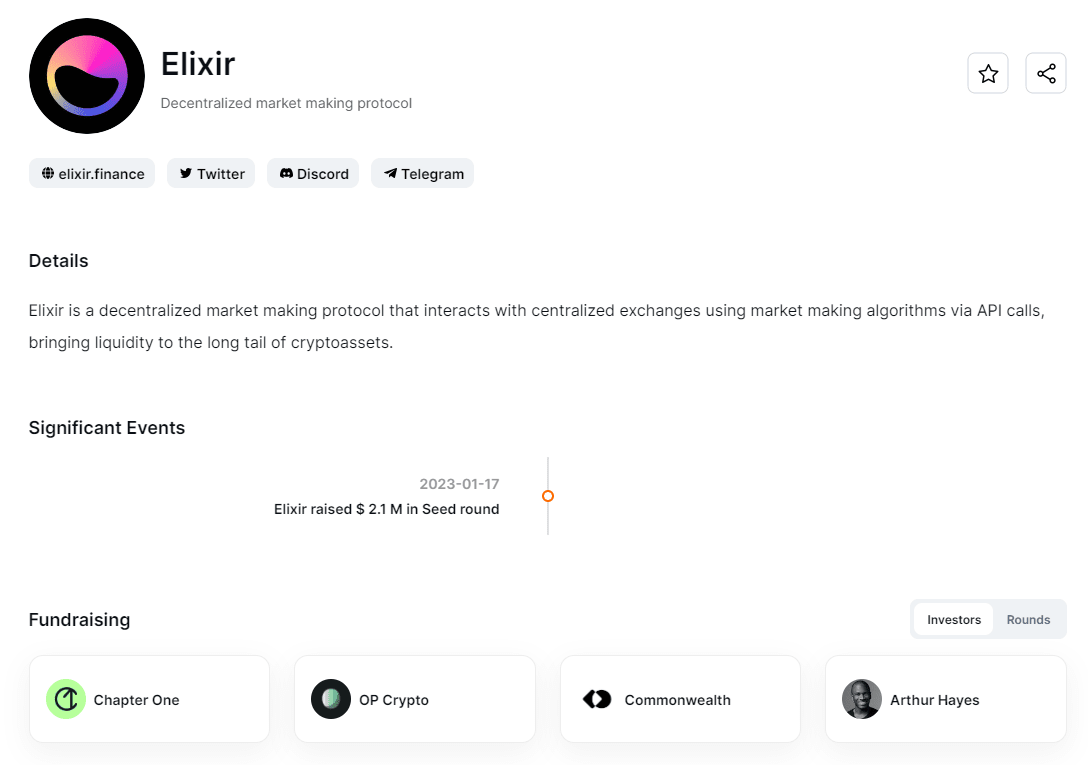 Elixir (elixir) project information summary 1. The project r | 大源子DYZ on Binance Square