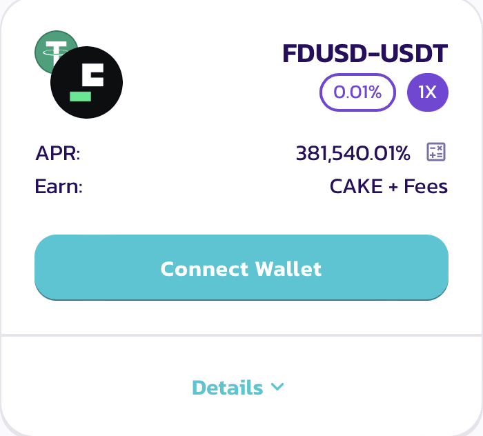 🎉 第一个数字农场现已上线 BNB Chain PancakeSwap！ 🥞 质押$FDUSD-USDT（0. | PancakeSwap ...