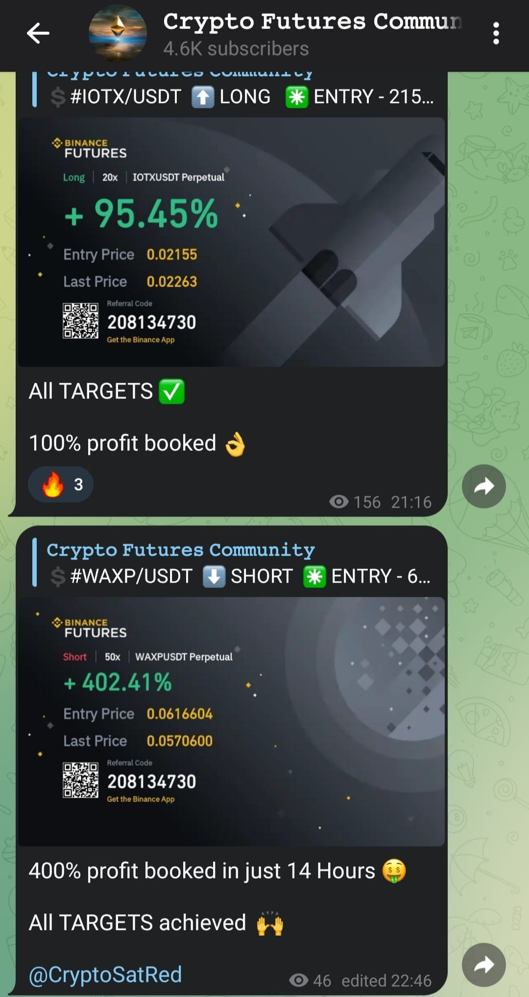 400% profit booked in just 14 Hours 🤑 All TARGETS achieved | Crypto Sat on Binance Square
