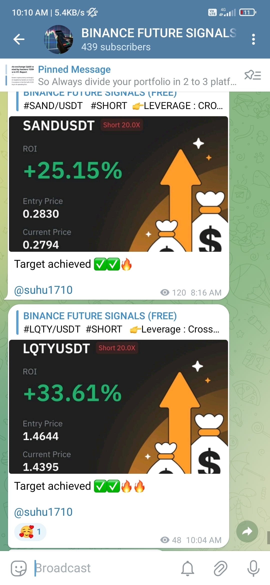 #LQTY/USDT Target achieved 🔥 by @suhu1710 #crypto2023 | BS trading on Binance Square