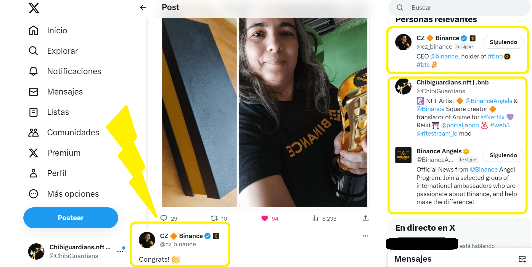 👼 #BinanceAngels : An Idea from #CZ ! 👼 I've proudly vol ...