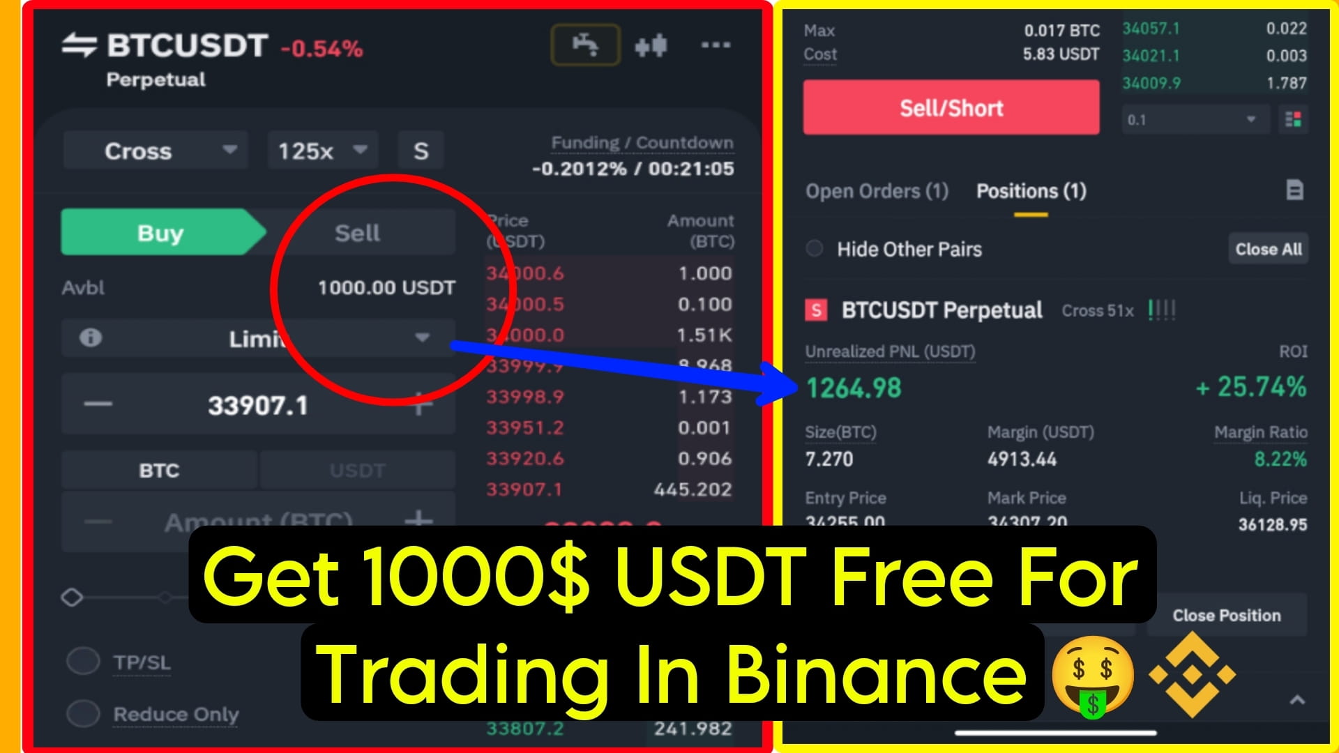 How to Get 1000$ #USDT Free For Trading in #Binance Account | PRO ...