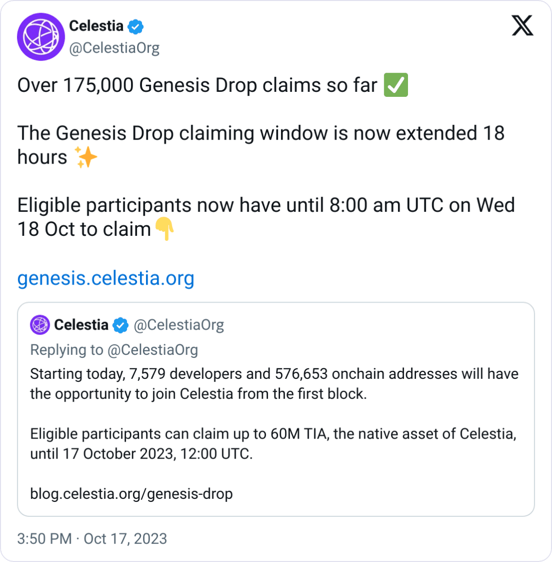 Are You Going to Take Part in Celestia's 60 Million TIA Token Airdrop? | dailyabay on Binance Square
