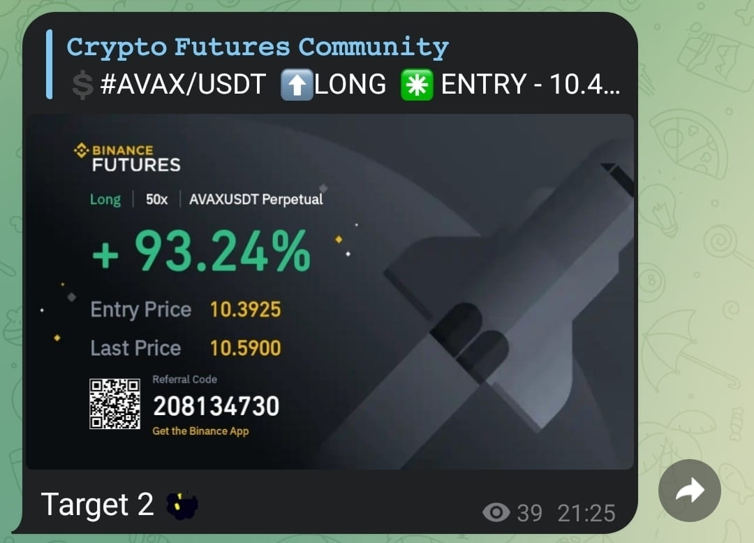 Target 2 $AVAX | Crypto Sat on Binance Square