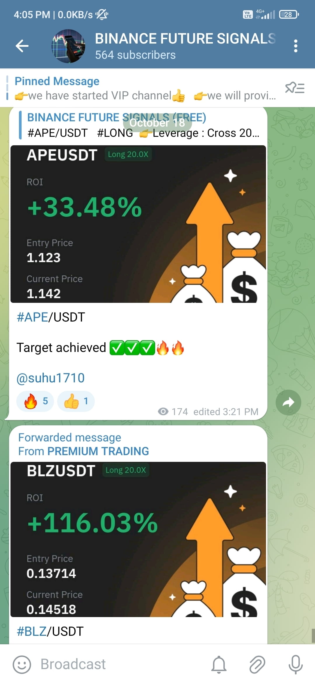 #APE/USDT Target achieved 🔥🔥 by @suhu1710 #crypto2023 | BS trading on Binance Square