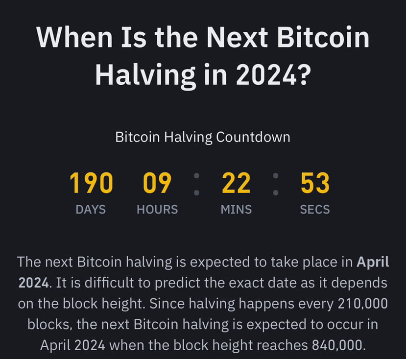 Next #Bitcoin Halving only 190 days away - ETA: April 28, 2 | BERIT on ...