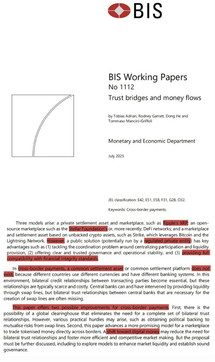 BOOOOOOOOOM 💣 BIS Working Papers “Trust Bridges and money | CRYPTO ...