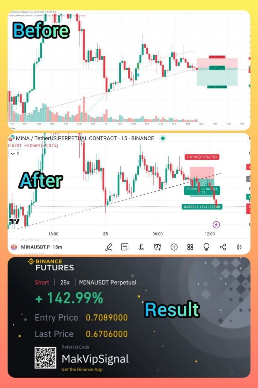 #mina trade 142% Profit #Bnb signal 244% Profit 🔥 -@krish0 | KingRolex ...