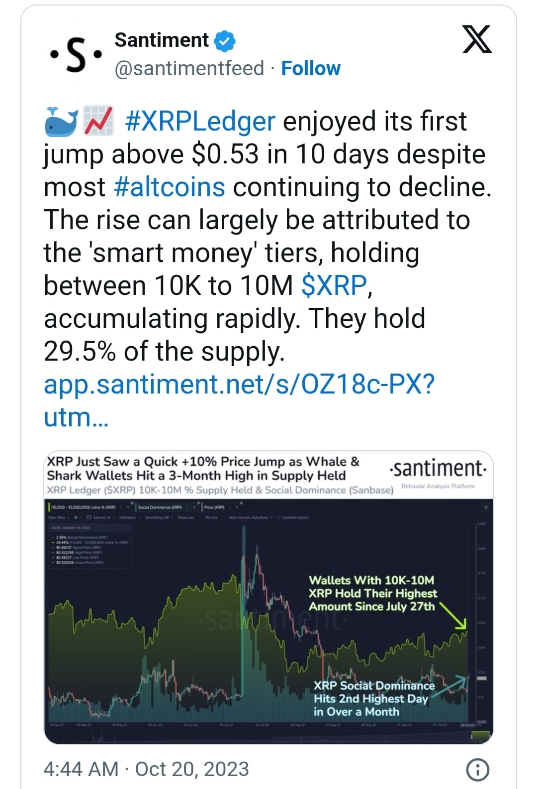 🤯🚀 Aset XRP Whale dan Shark Address Capai Titik Tertinggi | Crypto ...