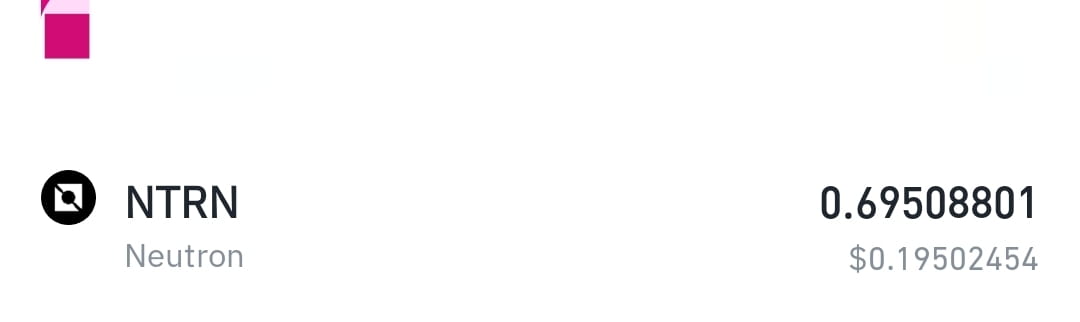 This is what they gave me in the NTRN Launchpool in 7 days w | Crypto ...