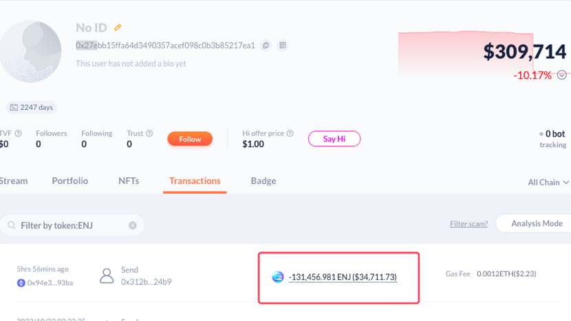"'nd4.eth' appears on the chain and the cryptocurrency is de | 简钱 on Binance Square