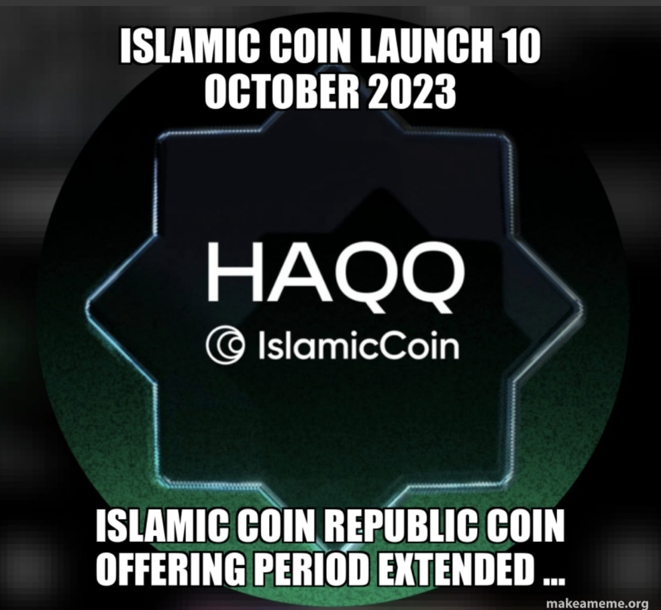ISLAMIC COIN PUBLIC LAUNCH 10 OCTOBER 2023 Islamic Coin | RDV1970 on ...