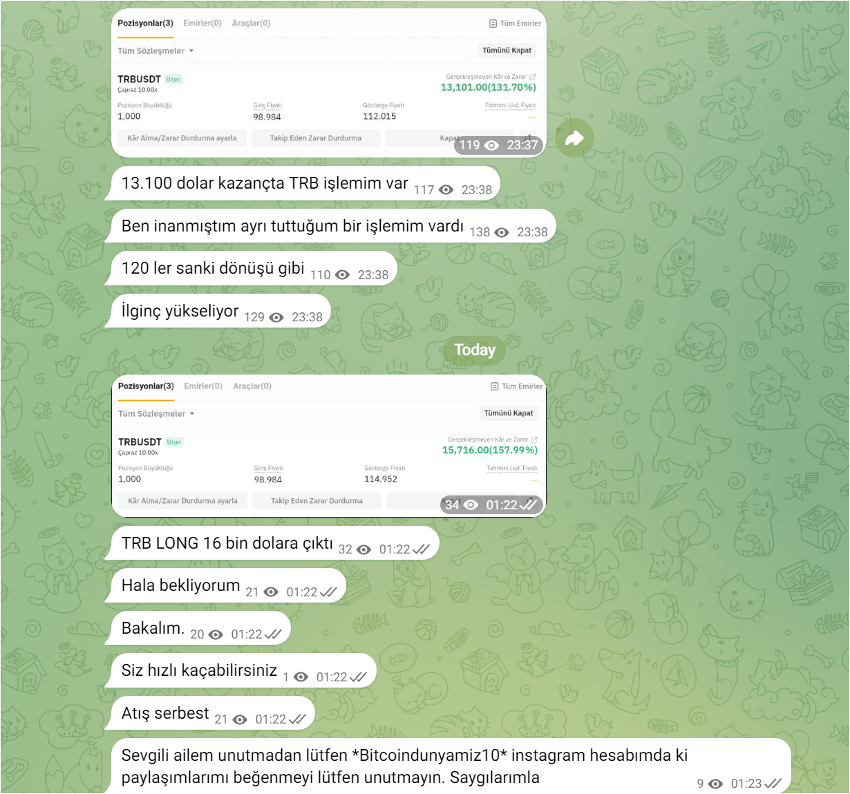 THERE IS A PROFIT OF 450 THOUSAND TL HERE. UNBELIEVABLE. FRI ...