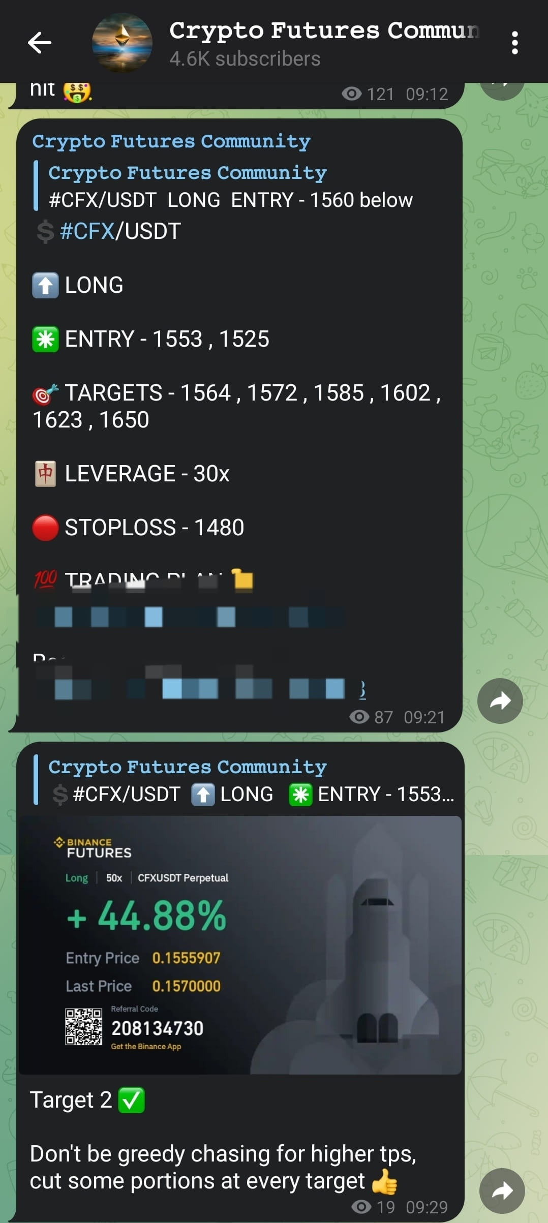 Target 2 ️ Don't be greedy chasing for higher tps, cut so | Crypto Sat ...