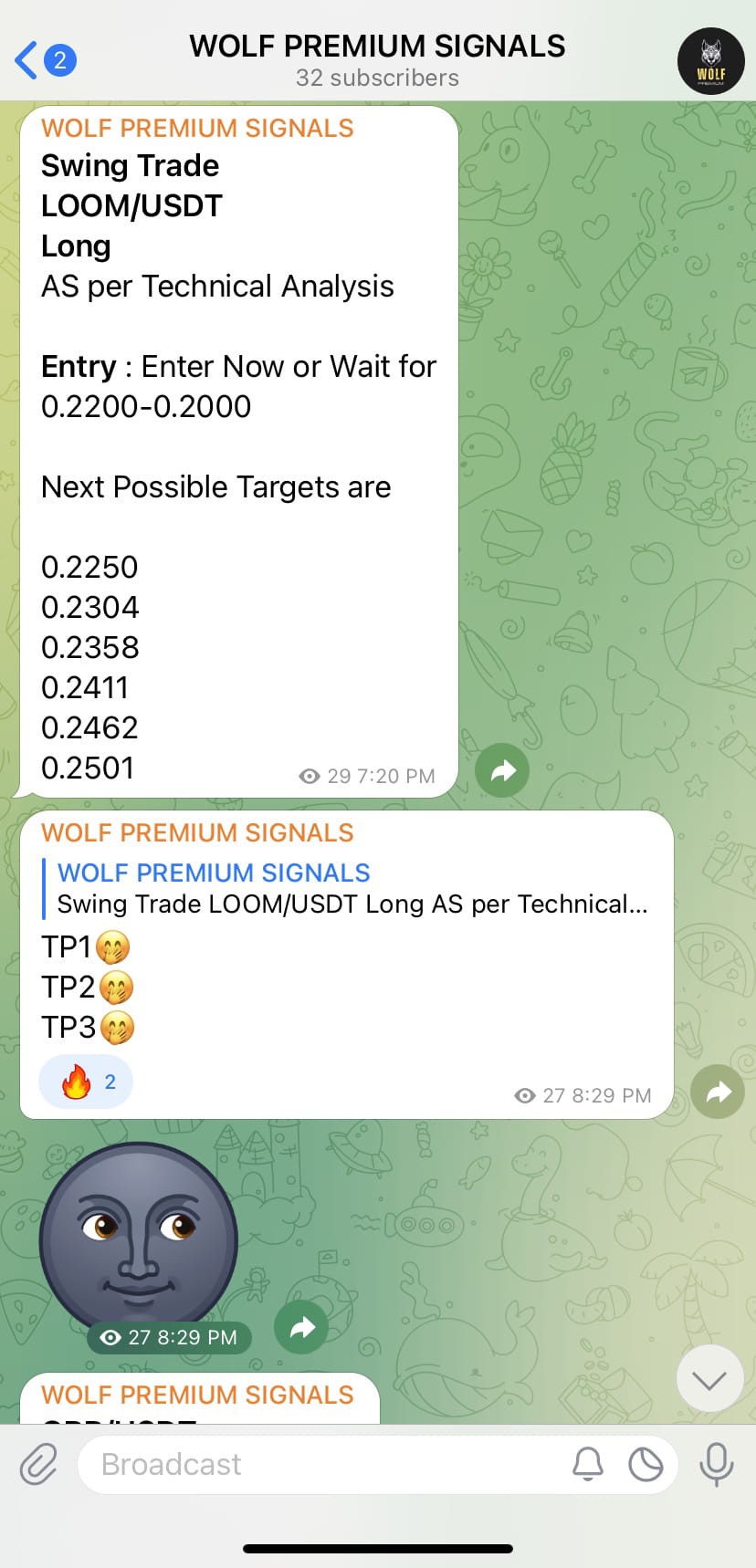 🔥 𝗪𝗢𝗟𝗙 𝗣𝗥𝗘𝗠𝗜𝗨𝗠 𝗦𝗜𝗚𝗡𝗔𝗟 🔥 𝙇𝙊𝙊𝙈/𝙐𝙎𝘿 | Wolf_Crypto on Binance Square