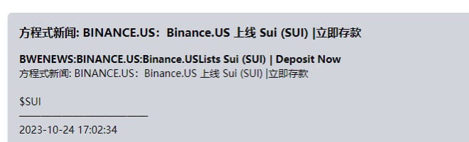 $SUI You should give yourself a long face, right? | Luckystar on ...