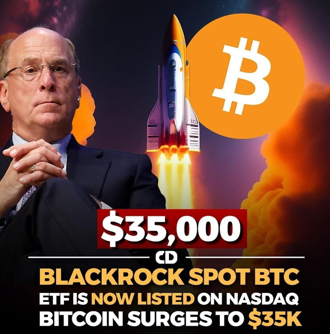 #BlackRock Spot $BTC #ETFs now listed on #NASDAQ , after | AskToRahulSingh on Binance Square