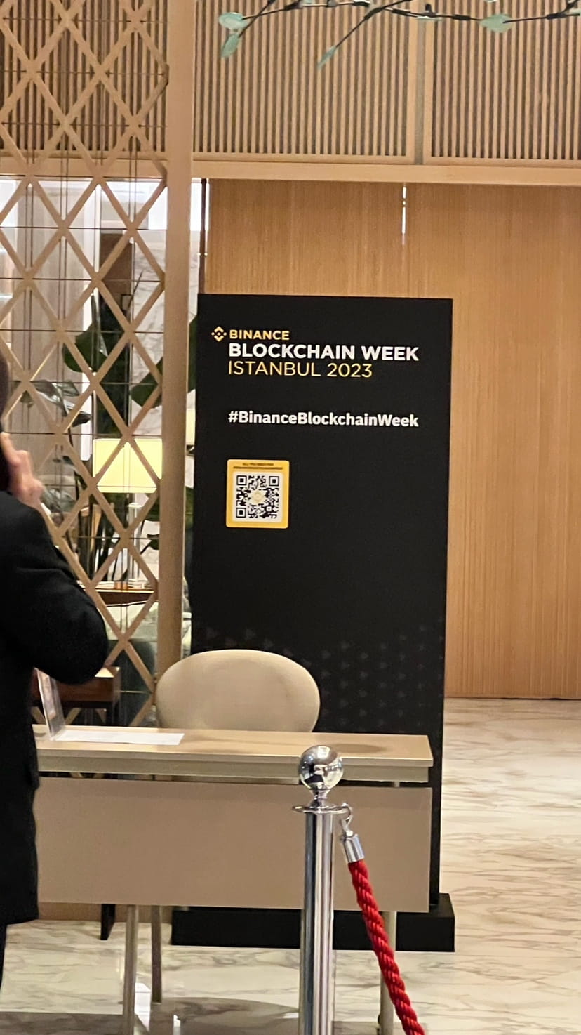 Arrived at the Binance week 2023 event, I will keep you post | Mister ...