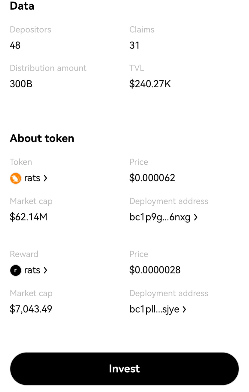 BRC20 rats pull very hard, much better than cats. Do you wan | Ordinals-BRC20-Runes on Binance ...