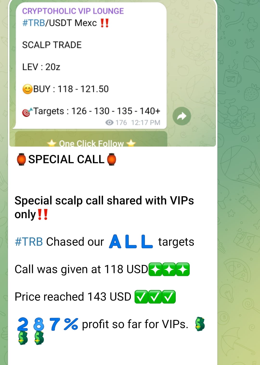 🏮SPECIAL SIGNAL🏮 Special scalp call shared with followers | Cryptoholic ...