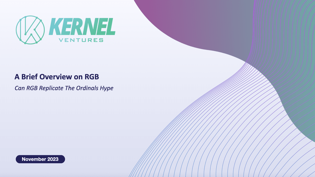 Kernel Ventures: هل يمكن لـ RGB تكرار جنون الترتيبيات؟ | Kernel Ventures on Binance Square