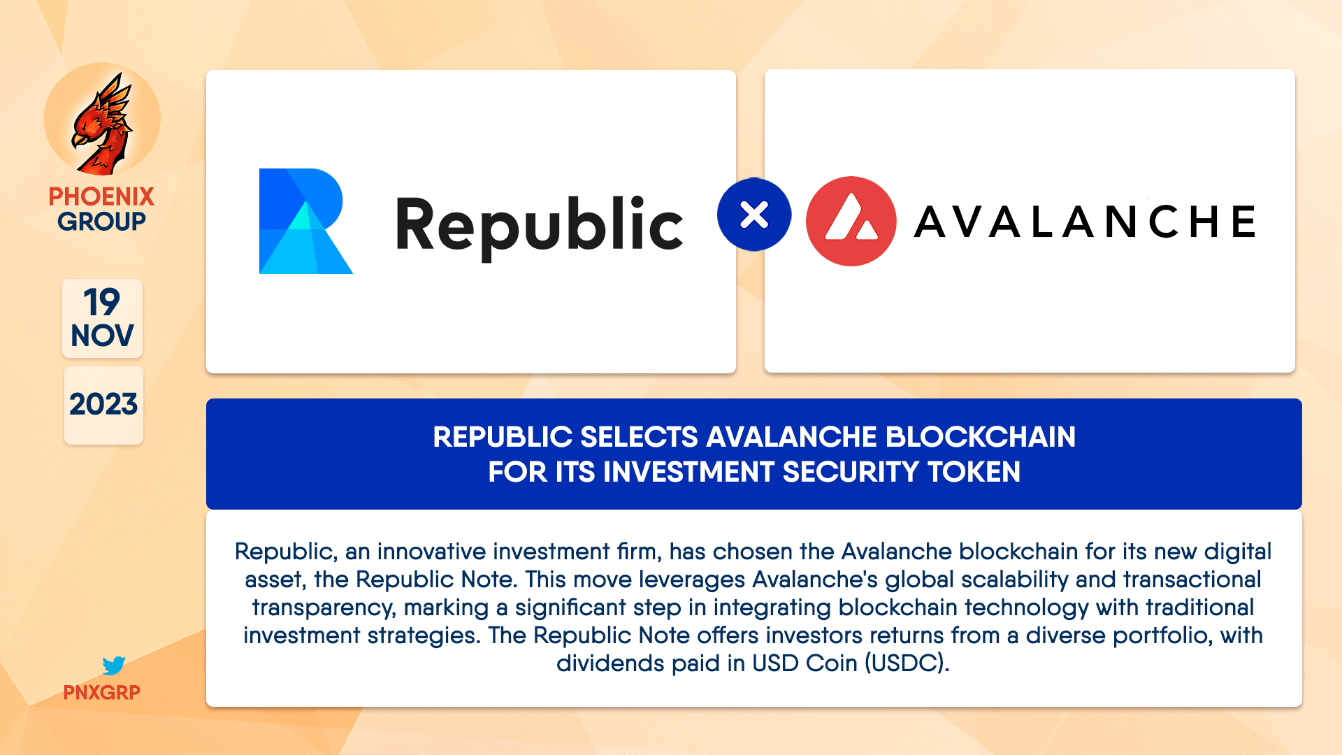 Republic selects Avalanche blockchain for its investment sec | Phoenix ...