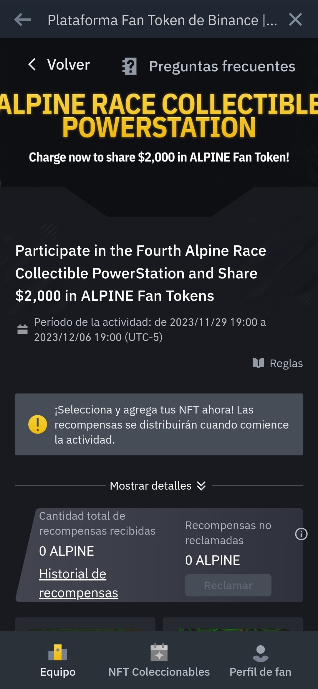 Participate in the Fourth Alpine Race collectible PowerStati | PCreator ...