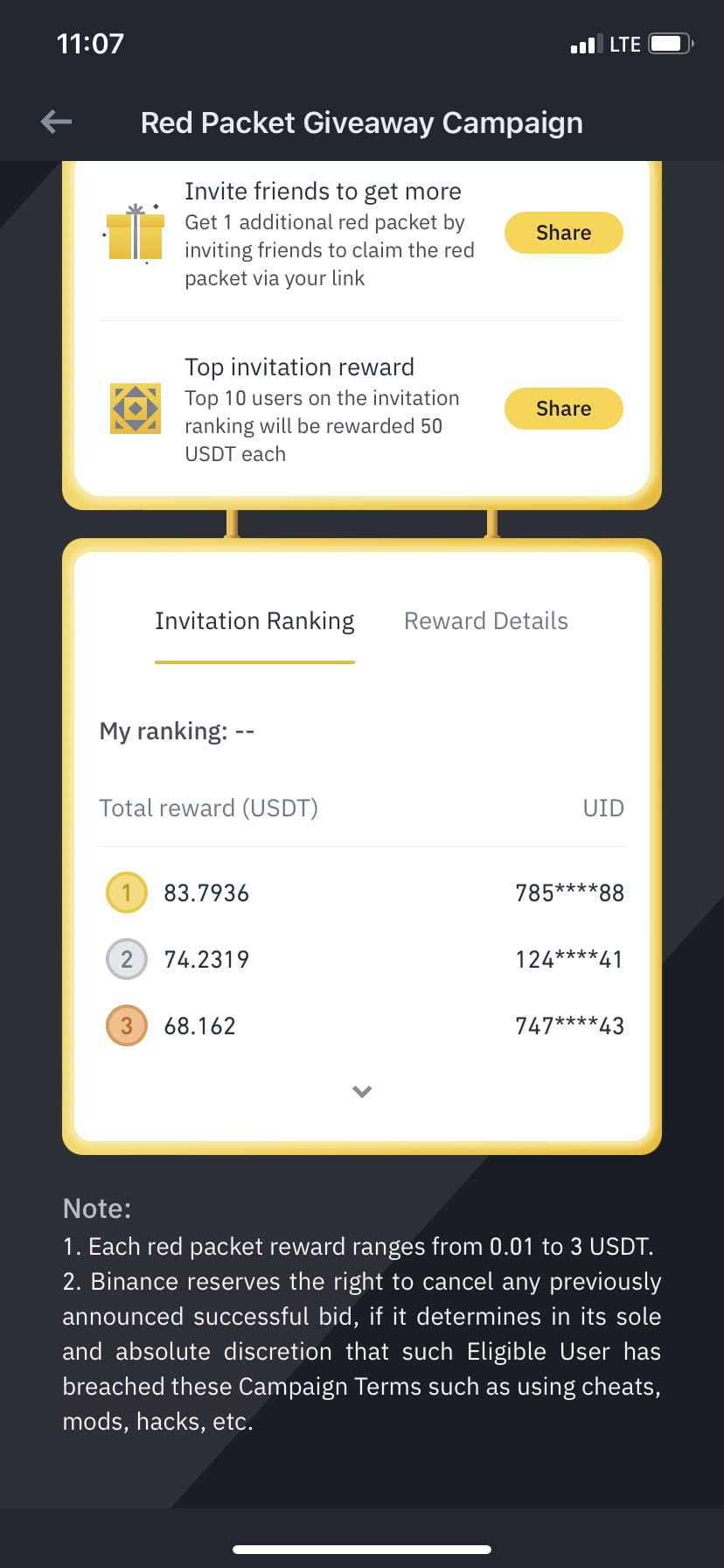 How To Get 70 USDT on Binance Without Trading The Red pack | Lolliey on ...