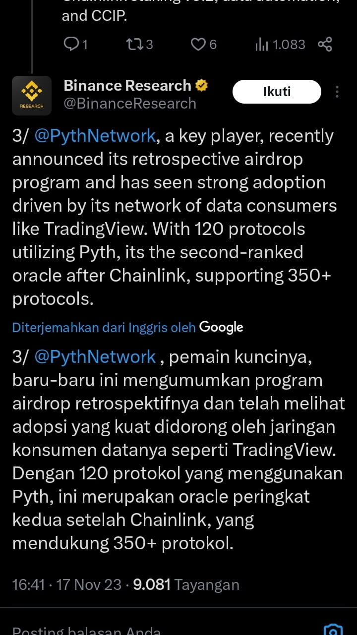 Apakah Pyth Network $PYTH mau masuk ke Binance $BNB ? 😱 | Dealova on Binance Square