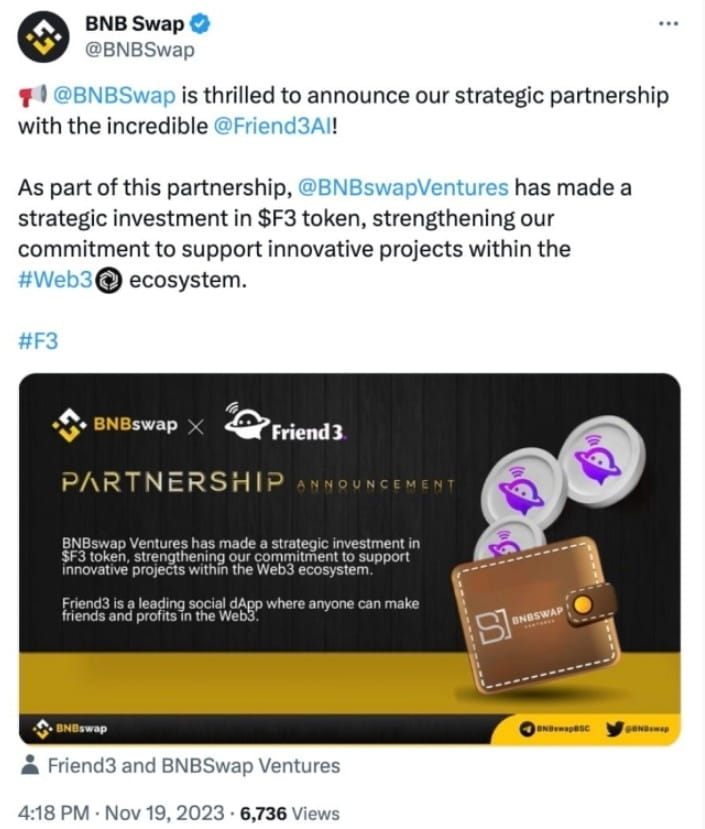 @BNBSwap is thrilled to announce our strategic partnership w | Ansh ...