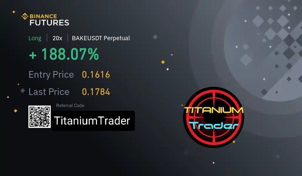 #BAKE Profit update from free signal on binance🚀🚀🚀🚀🚀 | Titanium Trader on Binance Square
