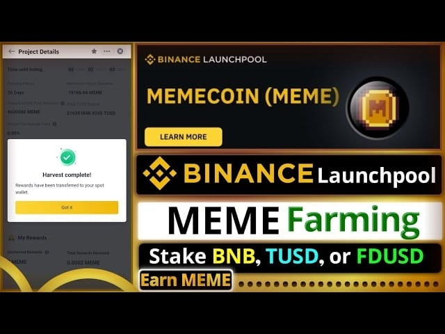 STAKE AND EARN MEME COIN🎉 follow the steps go to BINANCE | CRPTOHOLICS ...