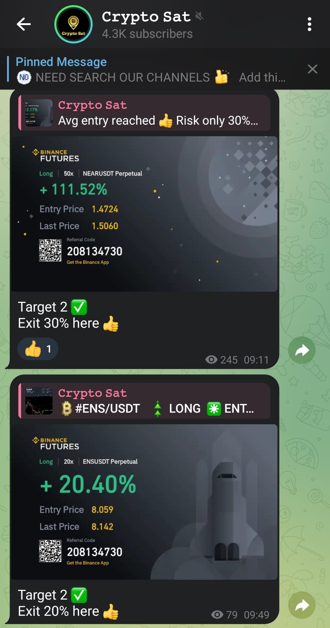 Target 2 Exit 20% here 👍 | Crypto Sat on Binance Square