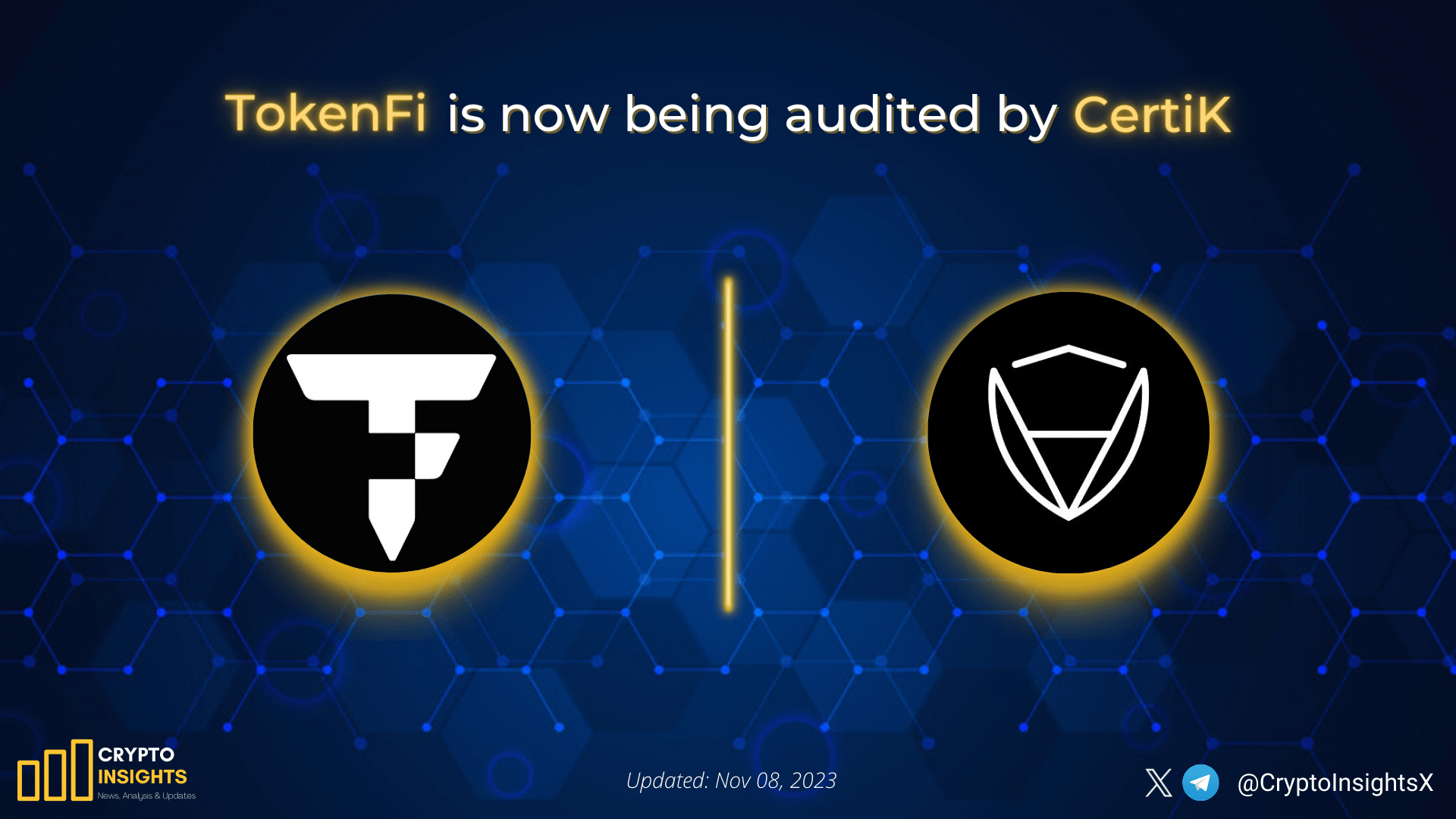 📢 @tokenfi is now being audited by @CertiK #TokenFi is the | Crypto ...