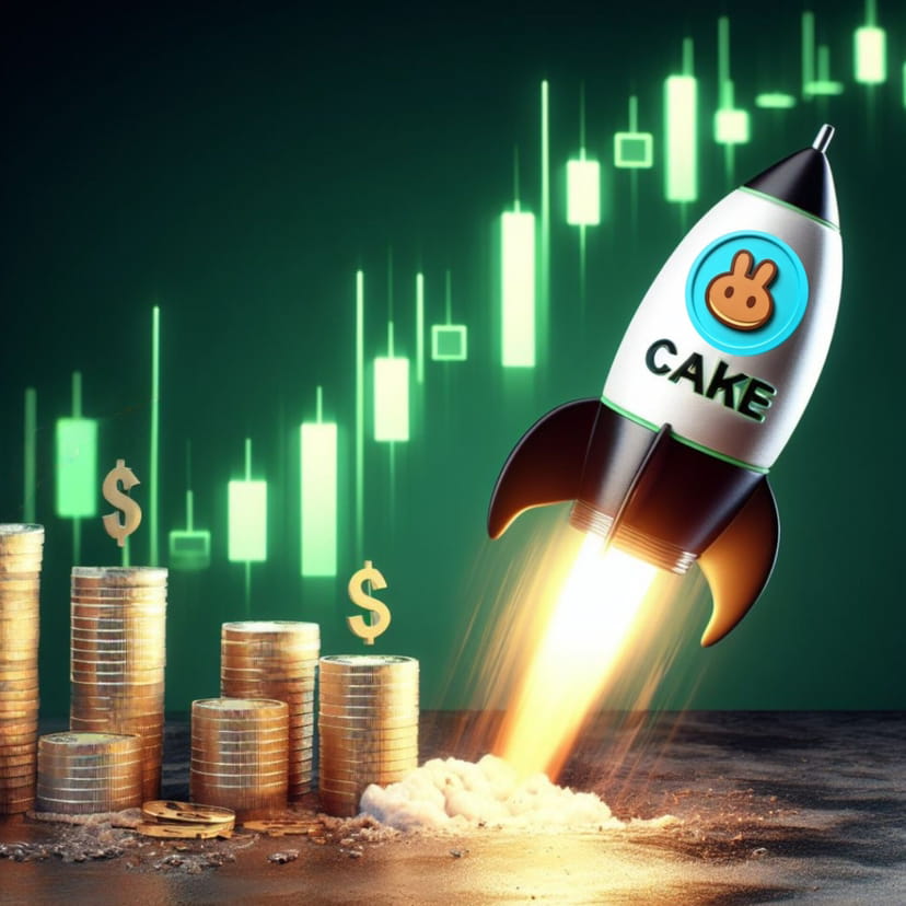$CAKE token is going bonkers and is up more than 𝟔𝟎% in th | Bitcoin ...