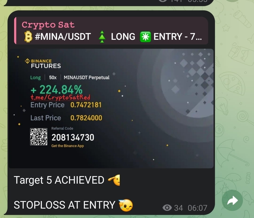 $MINA Trade Update Target 5 ACHIEVED in 30 minutes 😬 STOP | Crypto Sat ...